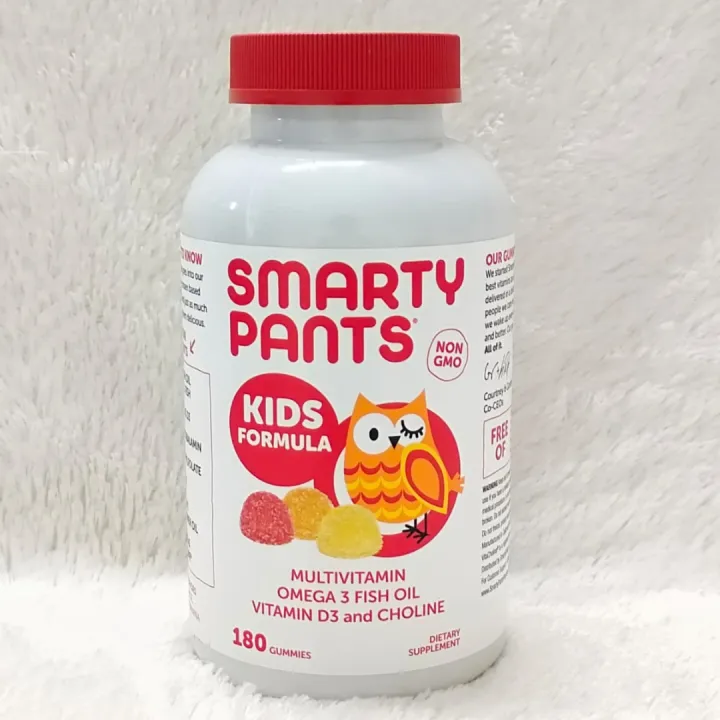 Smarty pants kids formula multivitamin omega 3 vitamin D3180 gummies ...