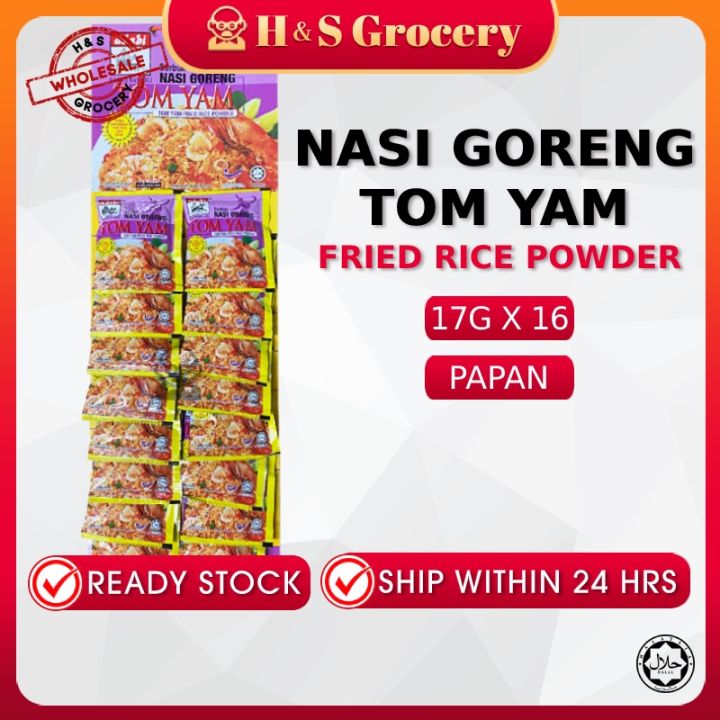 [Borong] Adabi Serbuk Nasi Goreng Tom Yam Papan / Wholesale Tom Yam ...