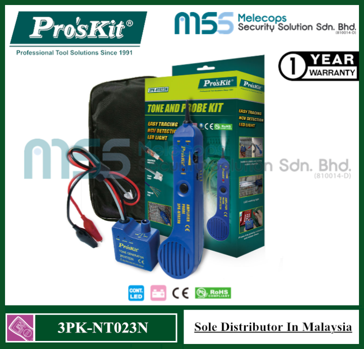 Pro'skit 3PK-NT023N Amplifier Probe & Tone Generator | Lazada