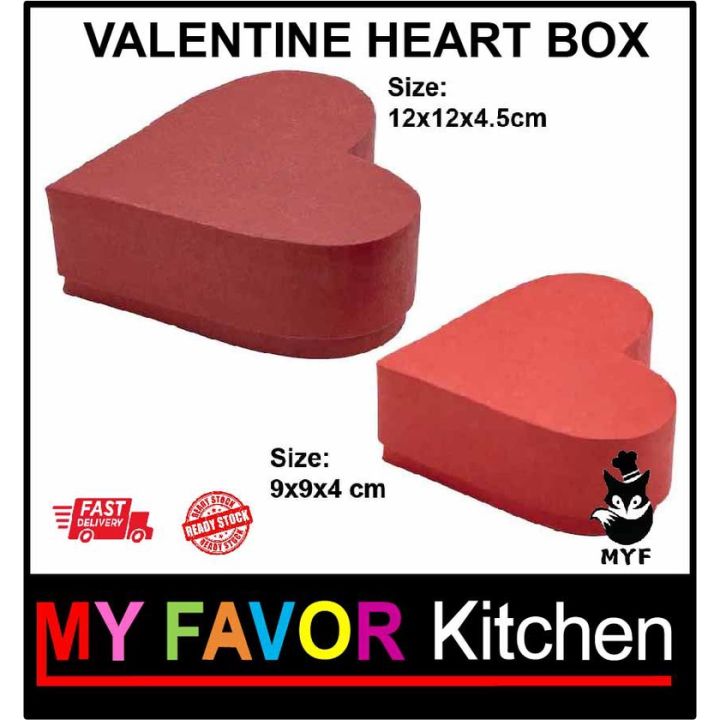 Valentines Day Special Handmade Heart Shaped Love Shape Red Gift Box of ...