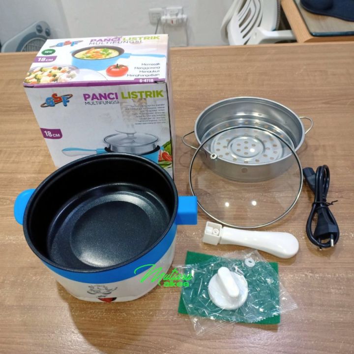 GSF Panci Listrik Serbaguna 18cm - Electric Cooking Pot - FRY PAN ...
