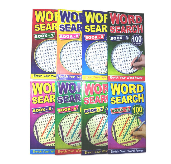 Word Search 100 Puzzles (Book 1 - 12) | Lazada Singapore