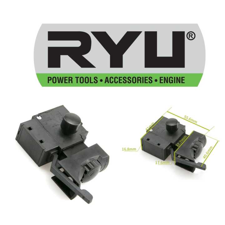 Ryu Switch Saklar Skakel Bor Impact 10mm / 13mm Bolak Balik Variable ...