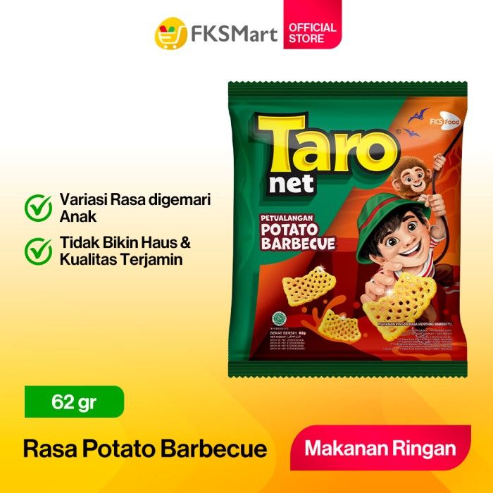 Taro Net Potato BBQ Family Pack | Lazada Indonesia