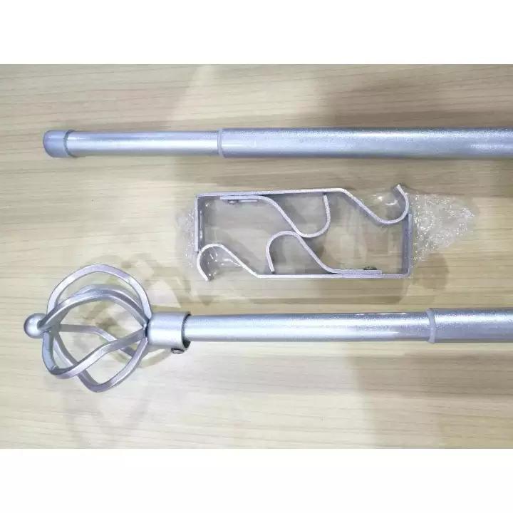 Extendable modern design double curtain rod (160-300)cm | Lazada PH