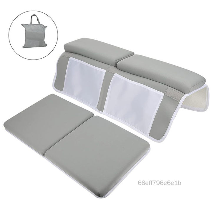 Bath Kneeler and Elbow Rest Pad Set Comfortable Baby Bathtub Kneeling ...
