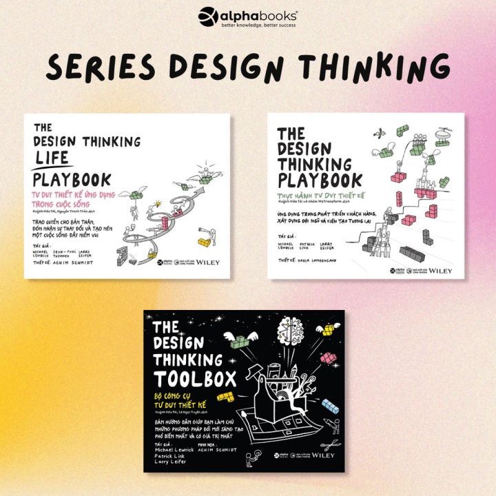 Sách - Combo The design thinking playbook + The design thinking life ...