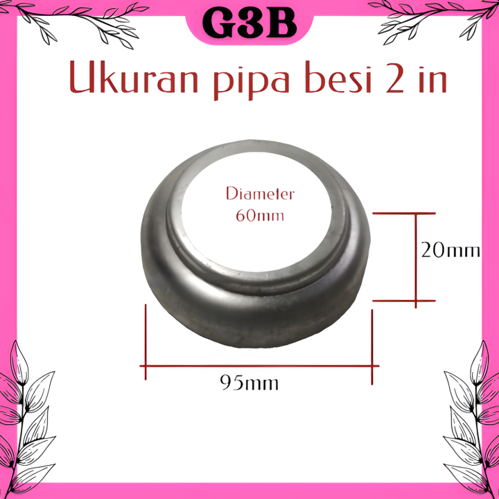 Ring pipa bulat ukuran 2 inch tapak k ring cembung 2 in ornamen ...