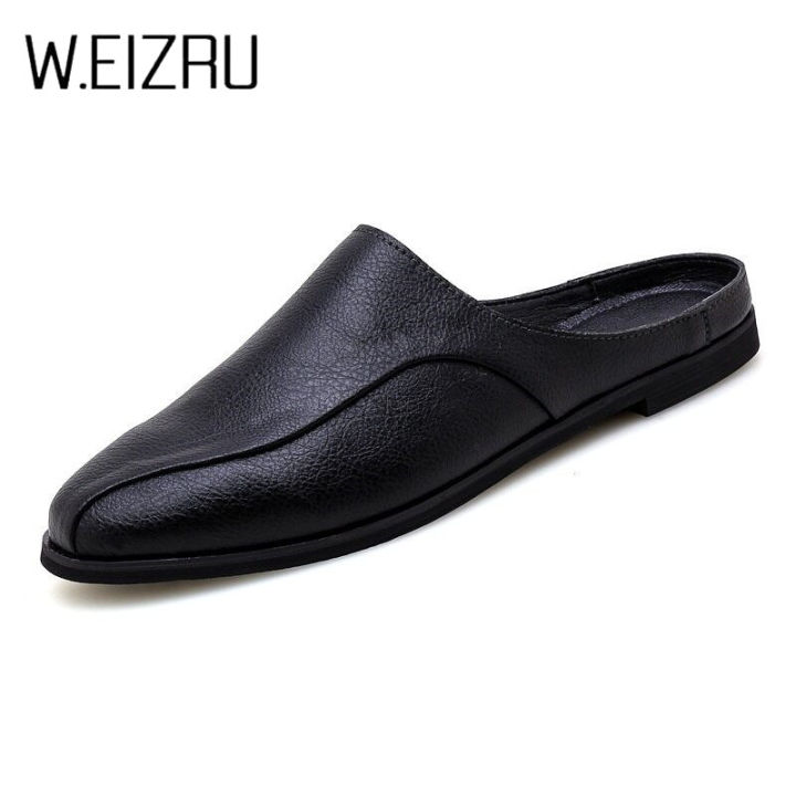 W.EIZRUKorean Half Shoes for men Half Slippers Sandals Loafers for men ...