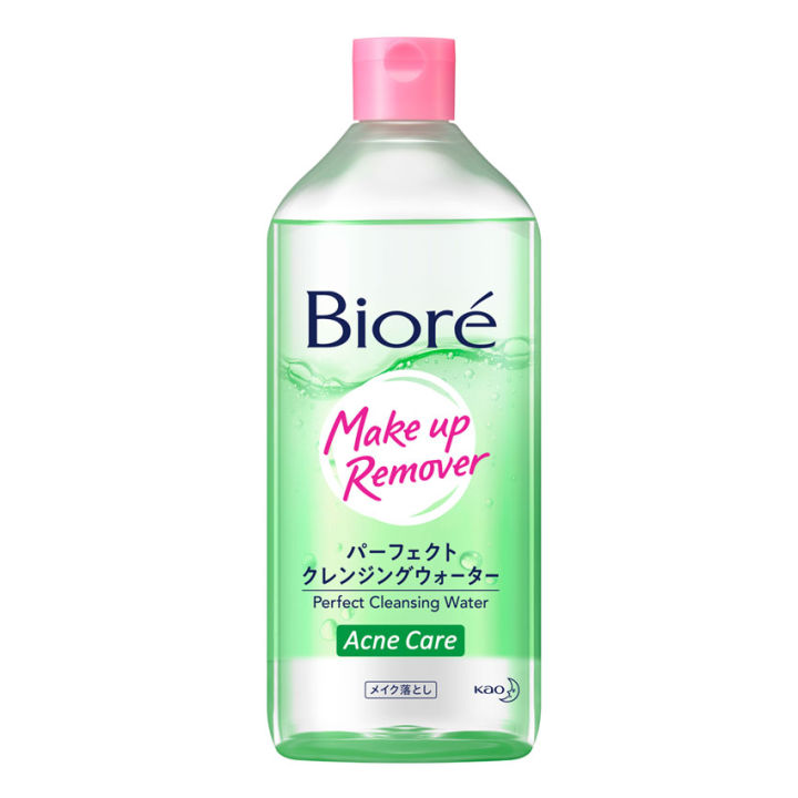 BIORE บิโอเร เพอร์เฟค คลีนซิ่ง วอเตอร์ แอคเน่ แคร์ 400 มล. | Lazada.co.th