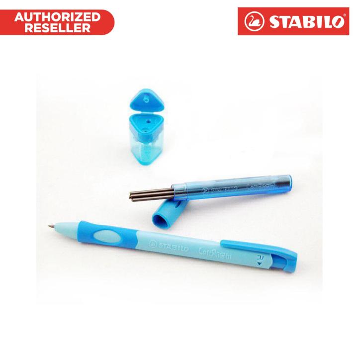 STABILO LEFT&RIGHT Retractable Pencil with Lead and Sharpener BLUE ...
