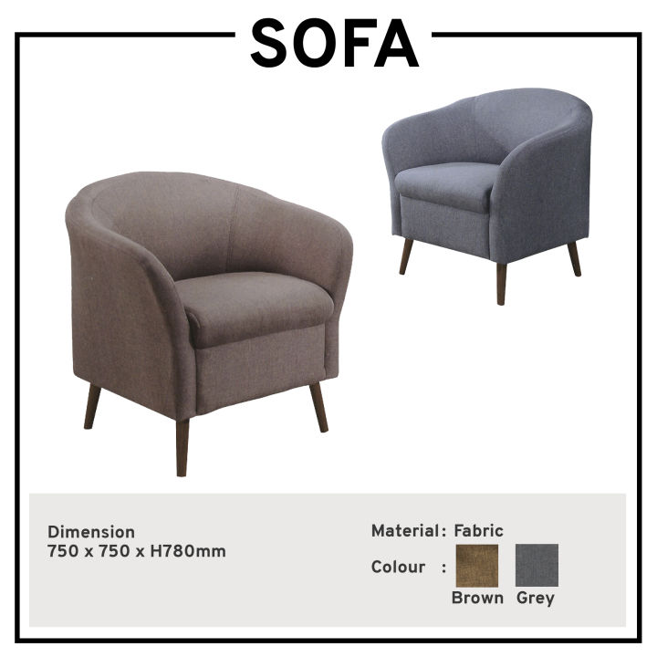 Relax Chair Arm Chair Single Seater Sofa Fabric Sofa Lounge Chair Relax ...