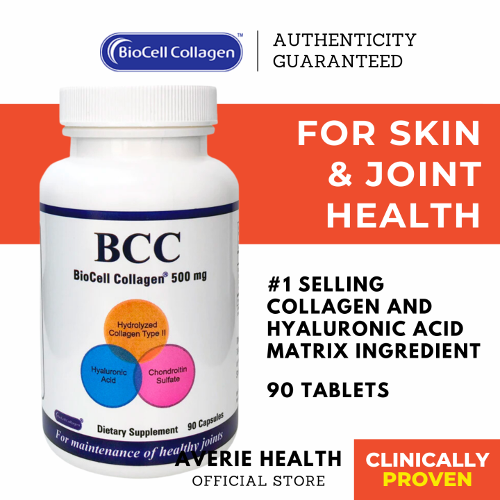 BCC BioCell Collagen 500mg Capsules 90s | Skin, Joint & Cartilage ...