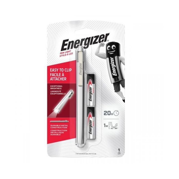 Energizer PLM22 Metal Pen Light LED 35l Flashlight | Lazada PH