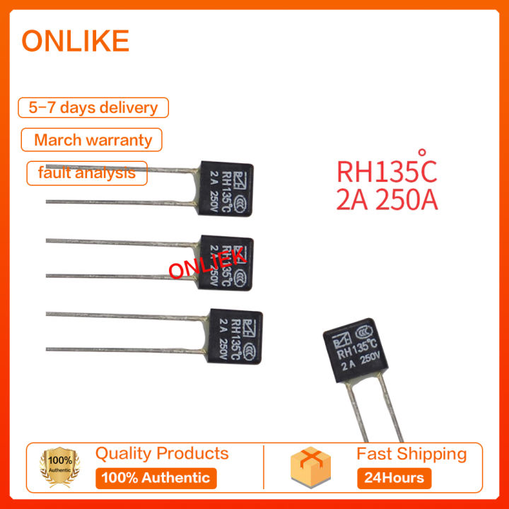 10ชิ้นความปลอดภัยพัดลมไฟฟ้ามอเตอร์ป้องกันอุณหภูมิความปลอดภัยป้องกัน ...