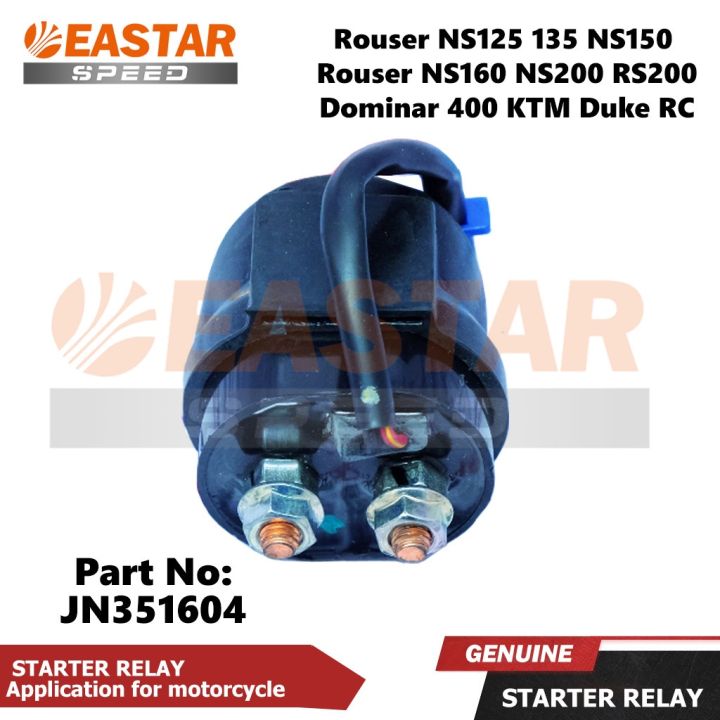 STARTER RELAY for Rouser NS125 135 NS150 NS160 NS200 RS200 Dominar 400 ...
