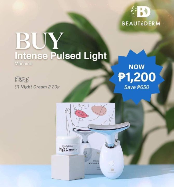 Beautederm Intense Pulsed Light Anti-Wrinkle Instrument FREE Night ...