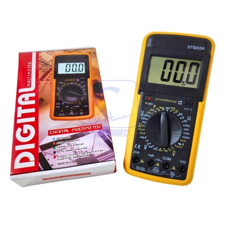 Digital Multimeter DT9205A / Multitester Digital DT9205 | Lazada Indonesia