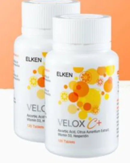 NEW VERSION! ELKEN Velox C + 45 tablets / 120 tablets or Ester C Plus ...