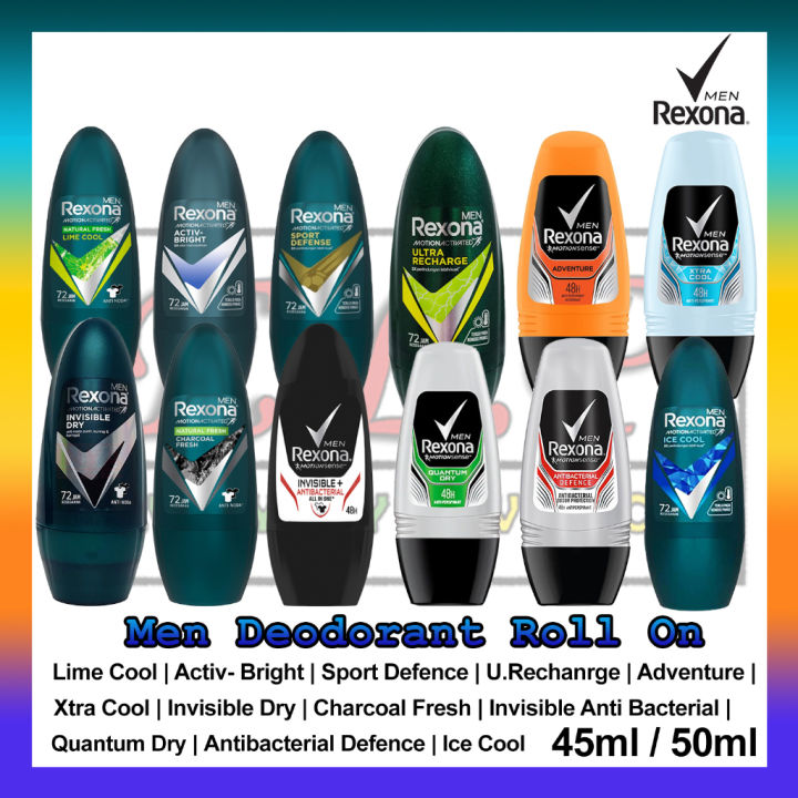 Rexona Men Deodorant Roll on 45ml | Lazada