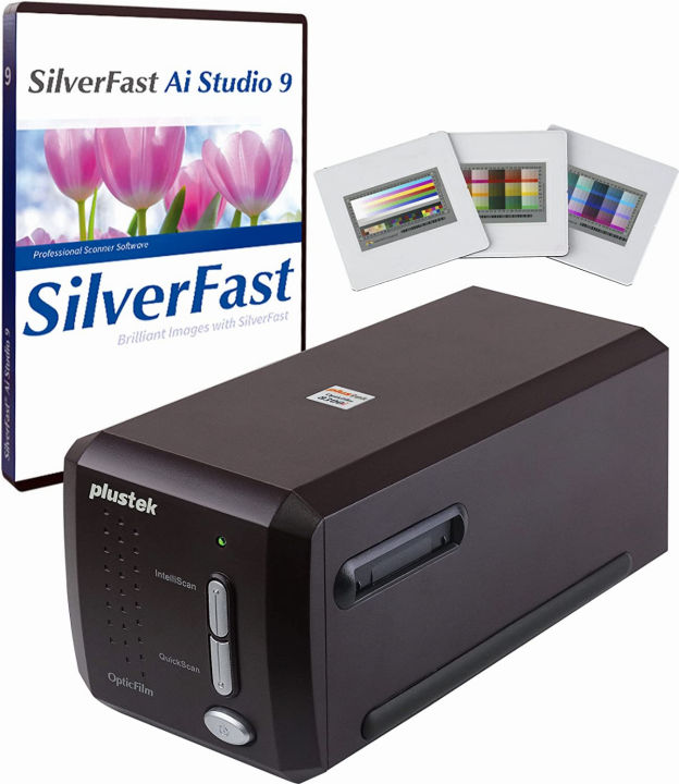 Plustek OpticFilm 8300i Ai Film Scanner - Converts 35mm Film & Slide ...