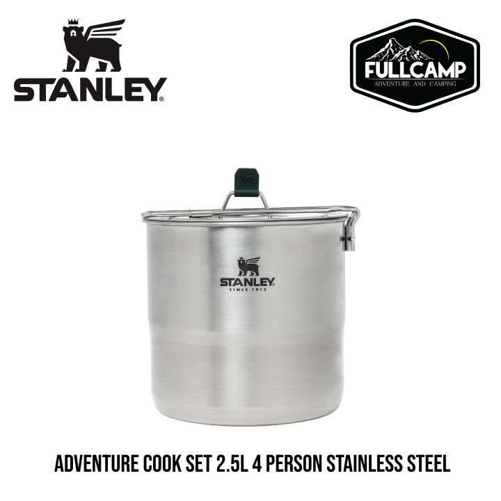 Stanley Adventure Cook Set 2.5L 4 Person Stainless Steel ชุดหม้อสนาม ...