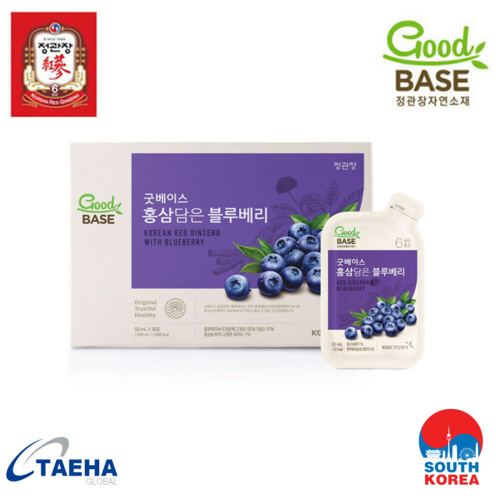 [CHEONG KWAN JANG] Good Base Red Ginseng With Blueberry 50ml x 30ea ...