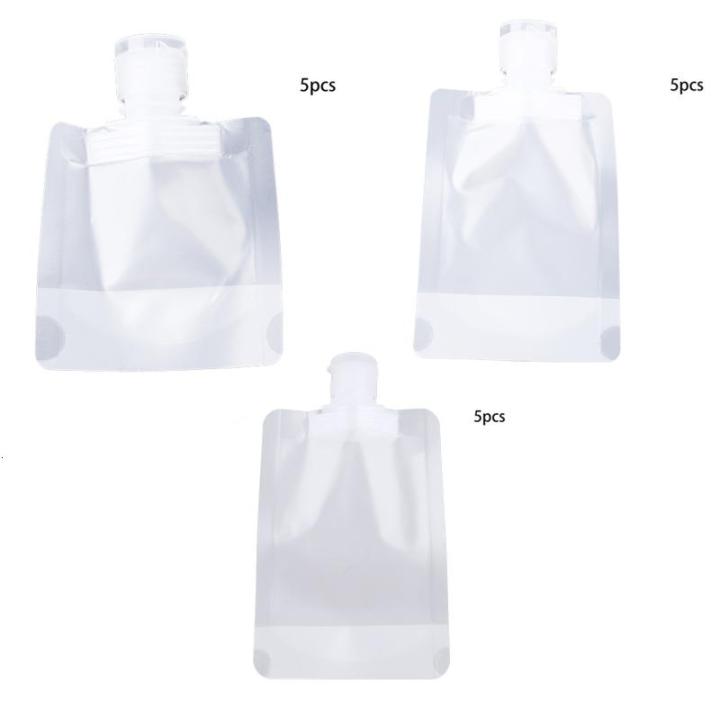 Travel Clamshell Refillable Empty Squeeze Pouches 30/50/100ml Bottles ...