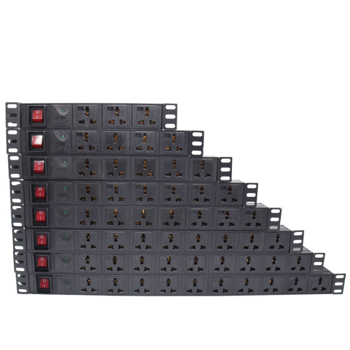 Rack Mount PDU Power Distribution Unit Switch + Surge Protection 3-8 ...