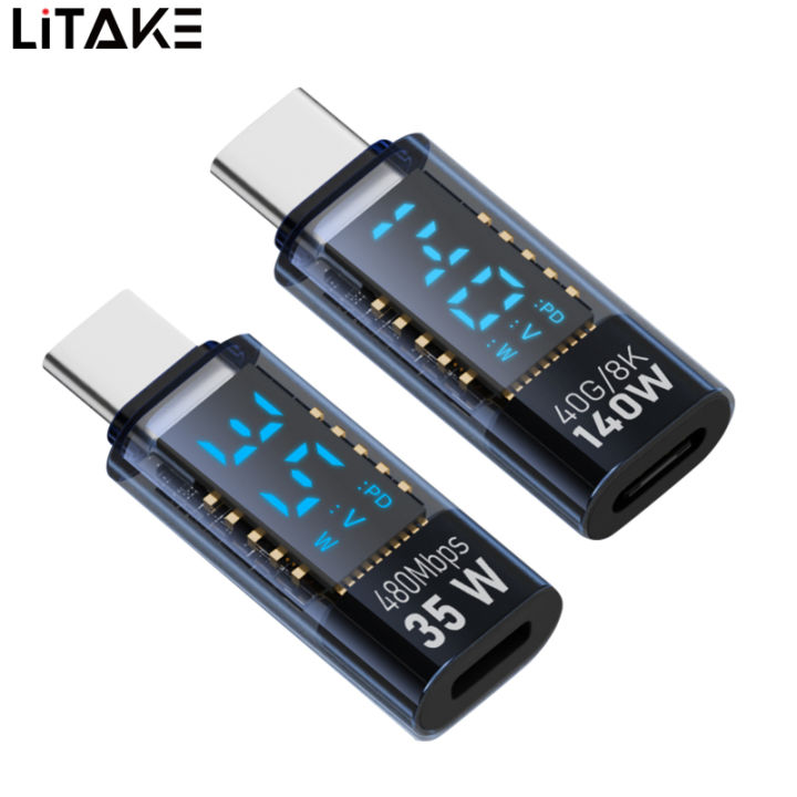 35W USB Type-C Fast Charging Adapter USB C 40Gbps Data Transfer +PD ...