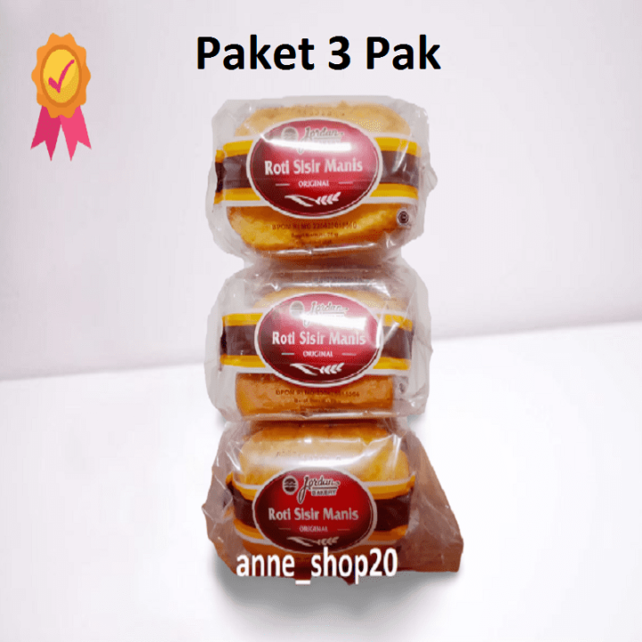 Roti Sisir Manis [PAKET 3 PAK} Paking Dus Exp 02-06-25 | Lazada Indonesia