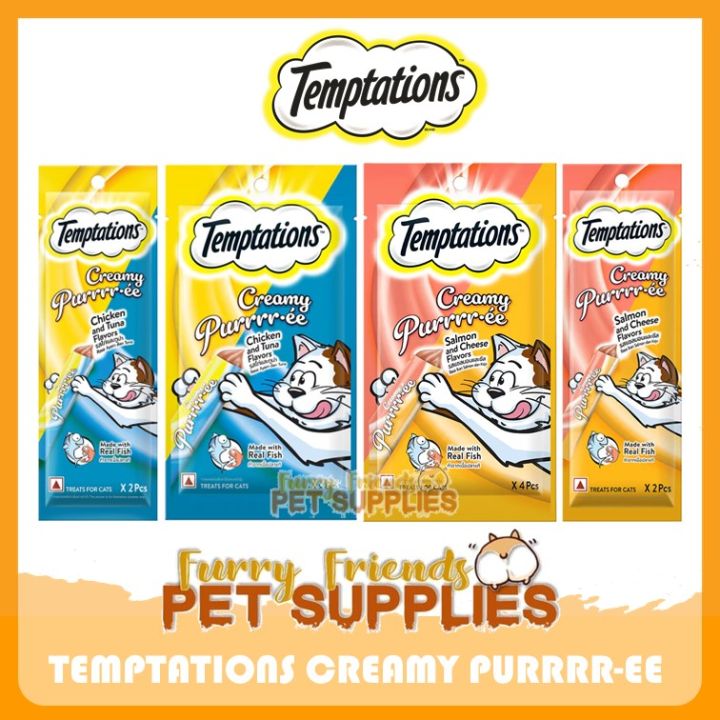 TEMPTATIONS CAT TREATS Creamy Puree | Lazada PH