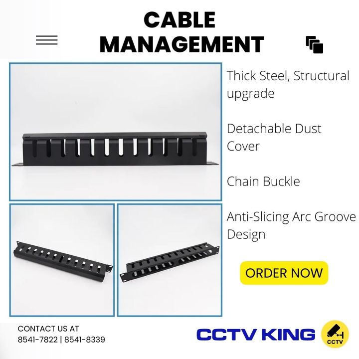 Cable Manager for Network Rack Data Cabinet, Cable Management | Lazada PH