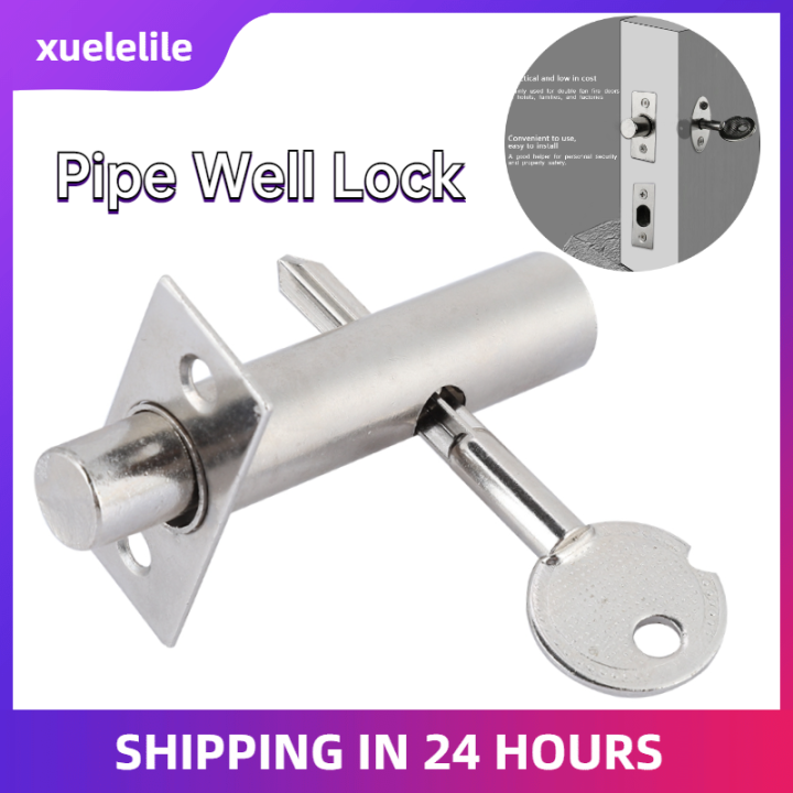 xuelelile Iron Hardware Pipe Tube Well Invisible Lock for Fireproof Door Escape Aisle | Lazada PH