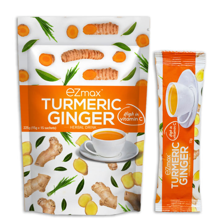 Monstermarketing Easyphamax EZMax Turmeric Ginger Drink 15 Sachets/3 ...