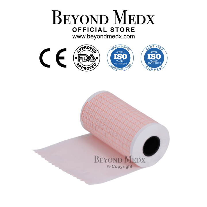 [Super Value] Beyond Medx ECG Paper 80mm x 20M / 63mm x 30M / 50mm x ...