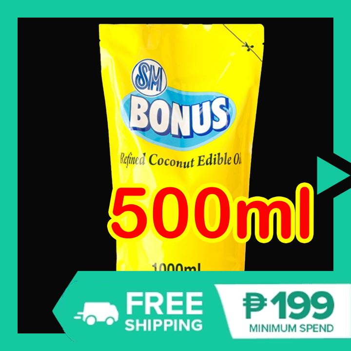 500ml SM Bonus Refined COOKING OIL Coconut Oil for Cooking Keto Lauric ...