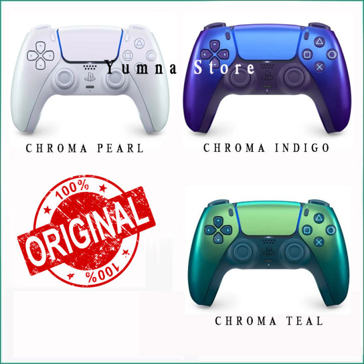 PS5 DualSense Wireless Controller / Stick Chroma Pearl - indigo - teal ...