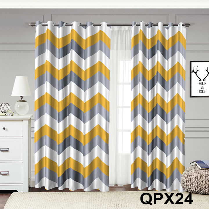 1PCS Plain With Ring Curtains 130x220cm With 6 Ring Curtain Detachable ...