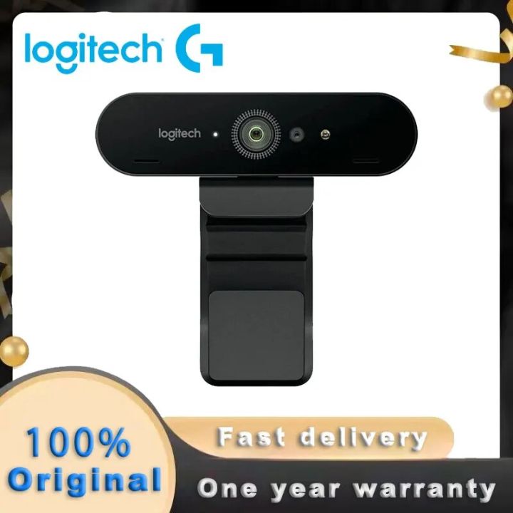 Logitech BRIO C1000e 4K Ultra HD 1080P Webcam Built-In-Microphone Wide ...
