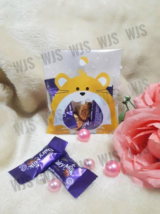 (MULTIPLE SIZES) WJS 100pcs 100 pcs Cute Yellow Mouse Rat Kuih Raya ...