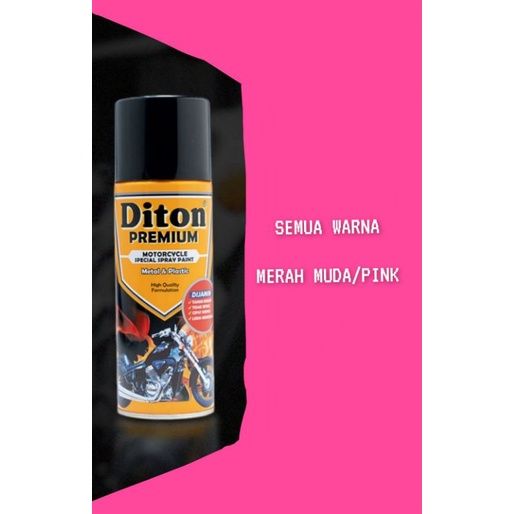 cat semprot pilok pilox diton premium 400cc varian pink merah muda ...