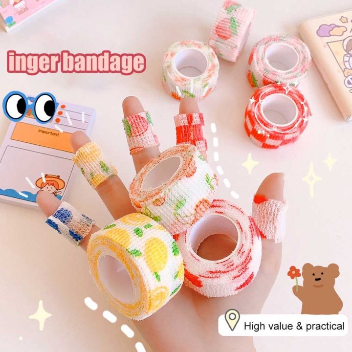 Cute Cartoon Finger Bandage Students Anti Abrasion Self-adhesive Finger ...