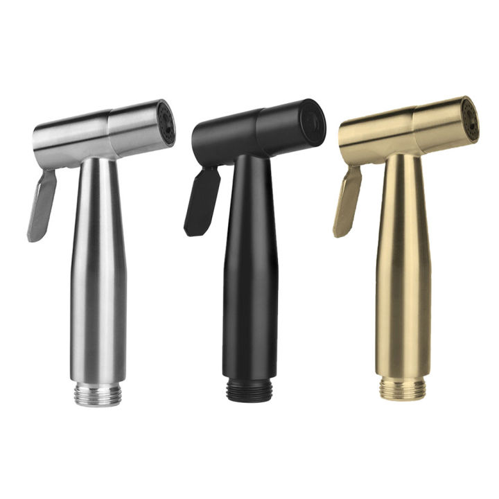 ZOOKV Stainless Steel brushed gold matte black Bidet Toilet Spray Head ...