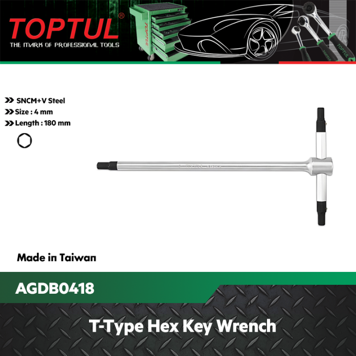 Toptul T-Type Hex Key Wrench | Lazada PH