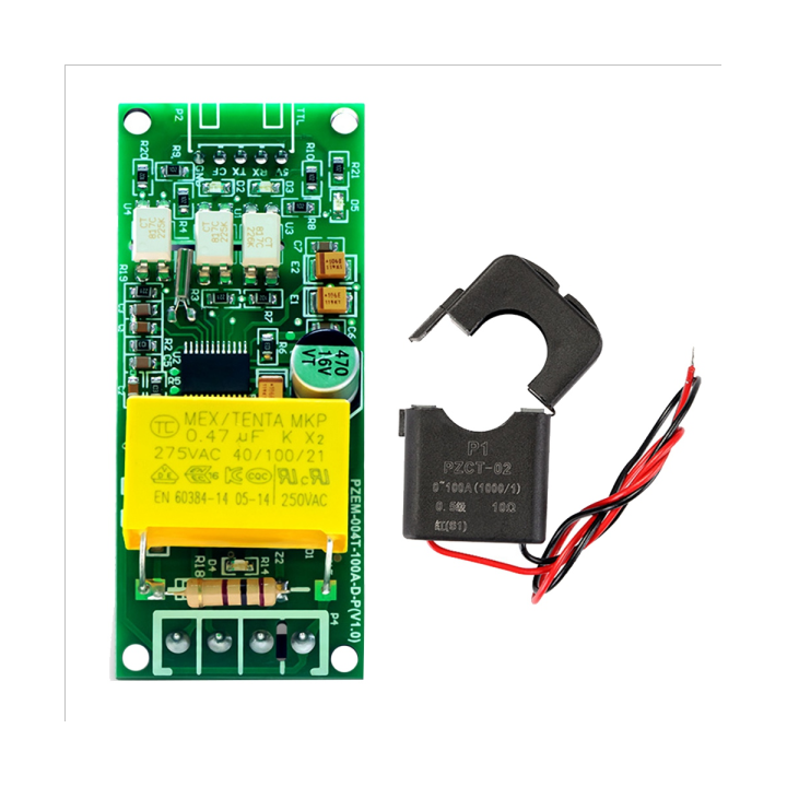 Replacement Accessories 100a Pzem 004t 30 Version Wattmeteropen Ct Kwh Meter Volt Amp Current 