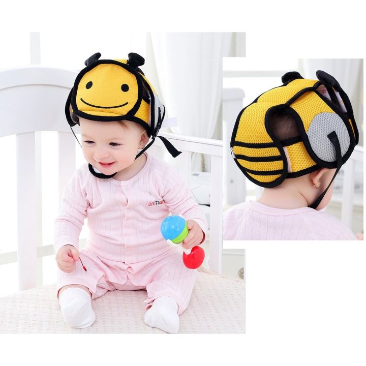Baby Head Protection Adjustable Soft Safety Baby Helmet Infant Head ...