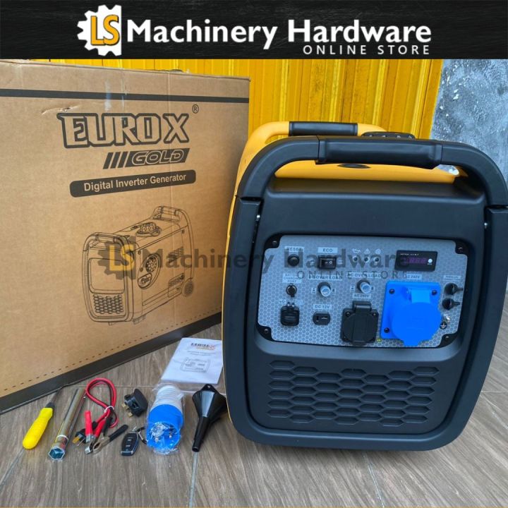 EUROX JI6502 5.5KW Silent Inverter 4-Stroke Petrol Generator - 6 Months Local Warranty | Lazada