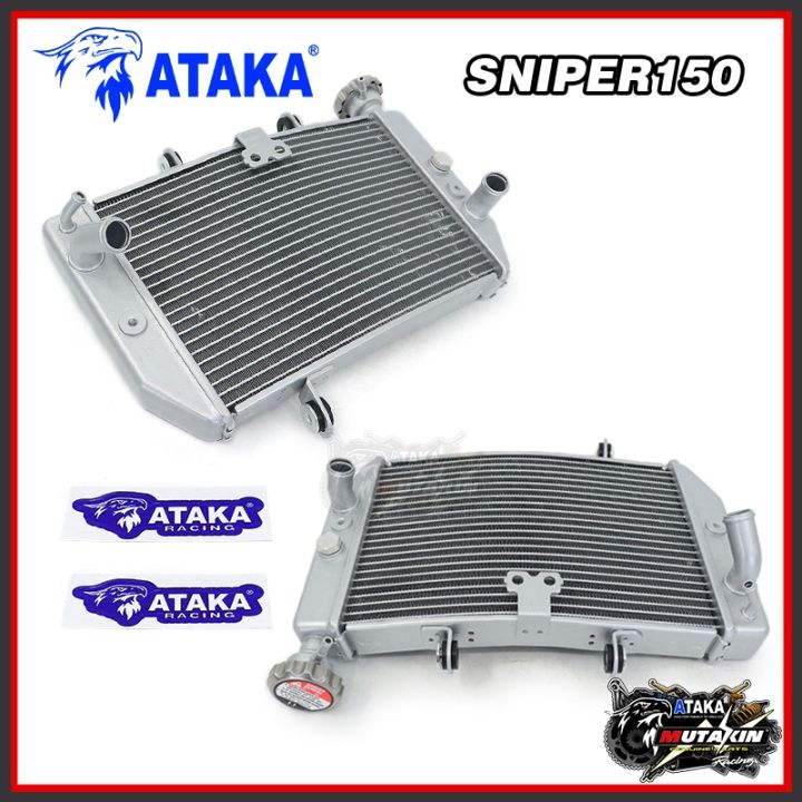 【Free shipping】ATAKA Motorcycle Radiator Big Curve For Yamaha Sniper ...