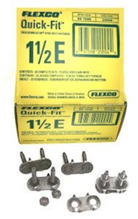 FLEXCO 1 ½E 25-PCS/Box Conveyor Belt Fastener / Solid Plate Fastener ...